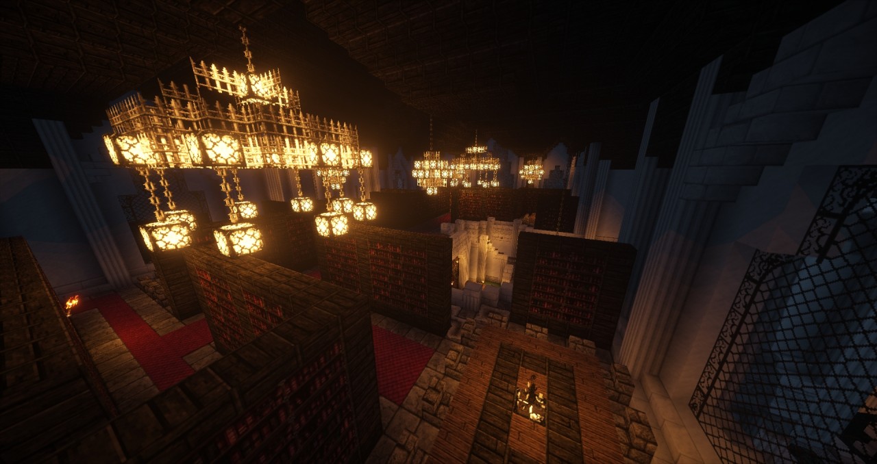 White Library Minecraft Map