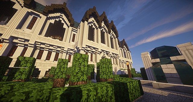 White Library Minecraft Map