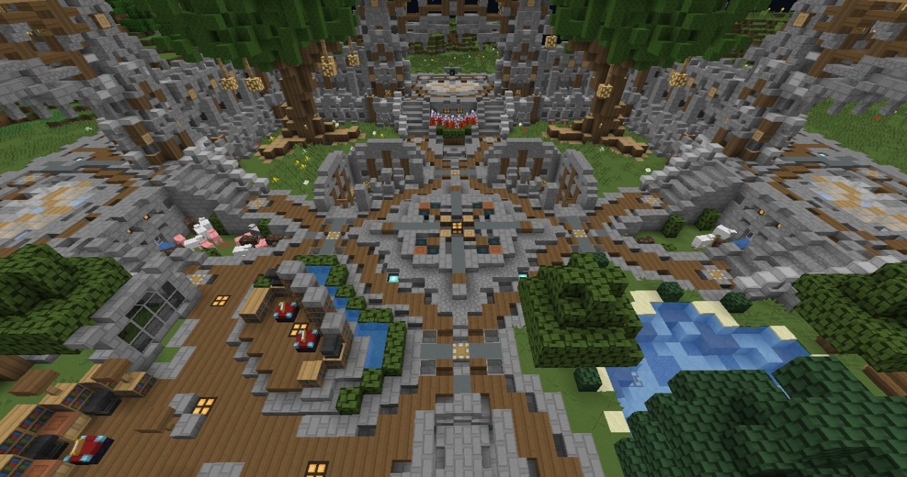 Faction Server Spawn 3 Minecraft Map
