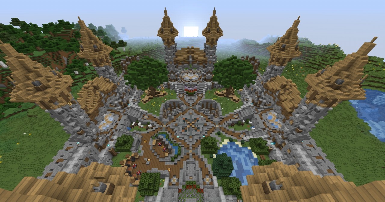 Faction Server Spawn 3 Minecraft Map
