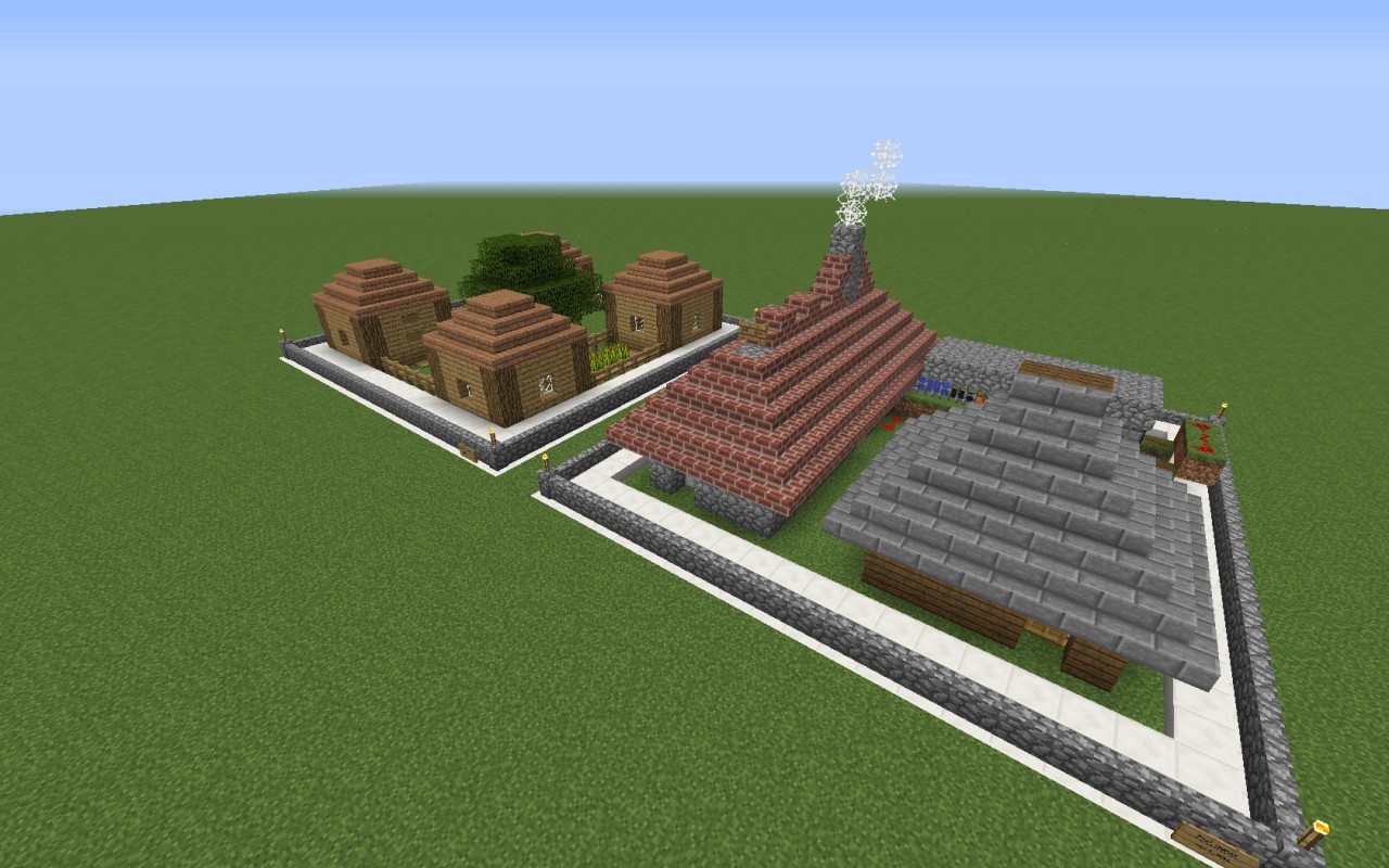 Created Houses Minecraft Map