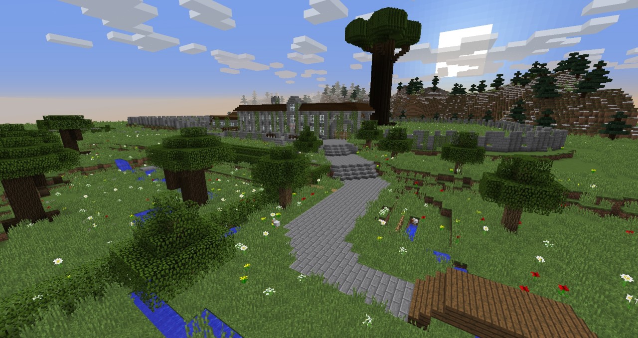 Mount Grace Priory ( Mediavel Monks Monastery ) Minecraft Map