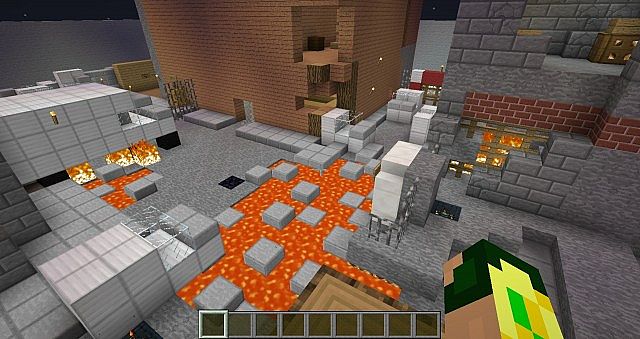 CoD : Black Ops 2 Zombies : Town Minecraft Map