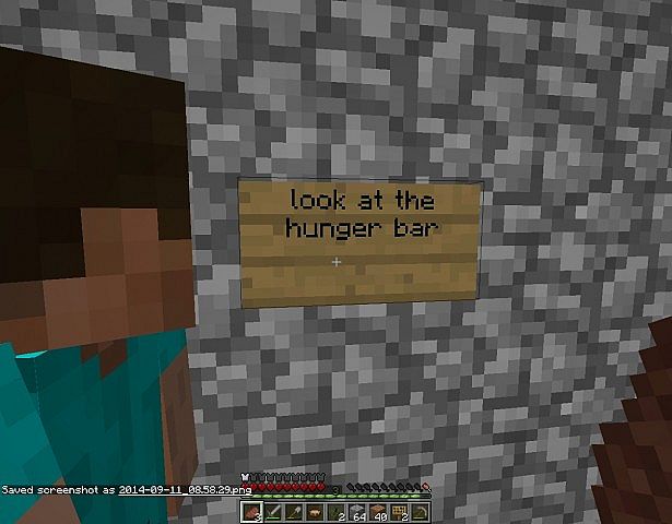 the ultimate way to get hungry in minecraft