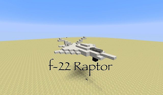 F-22 Raptor Minecraft Map