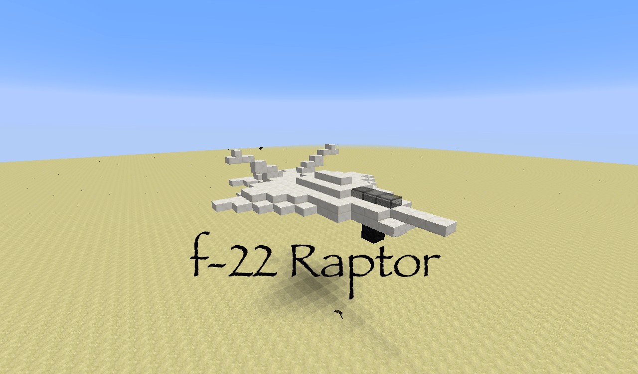 F-22 Raptor Minecraft Map