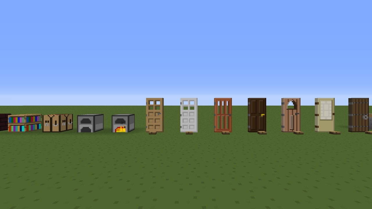 SimpleJCraft 3D [16x16] [1.8.x] [90+ 3D Blocks/250+ Custom Models] Minecraft Texture Pack