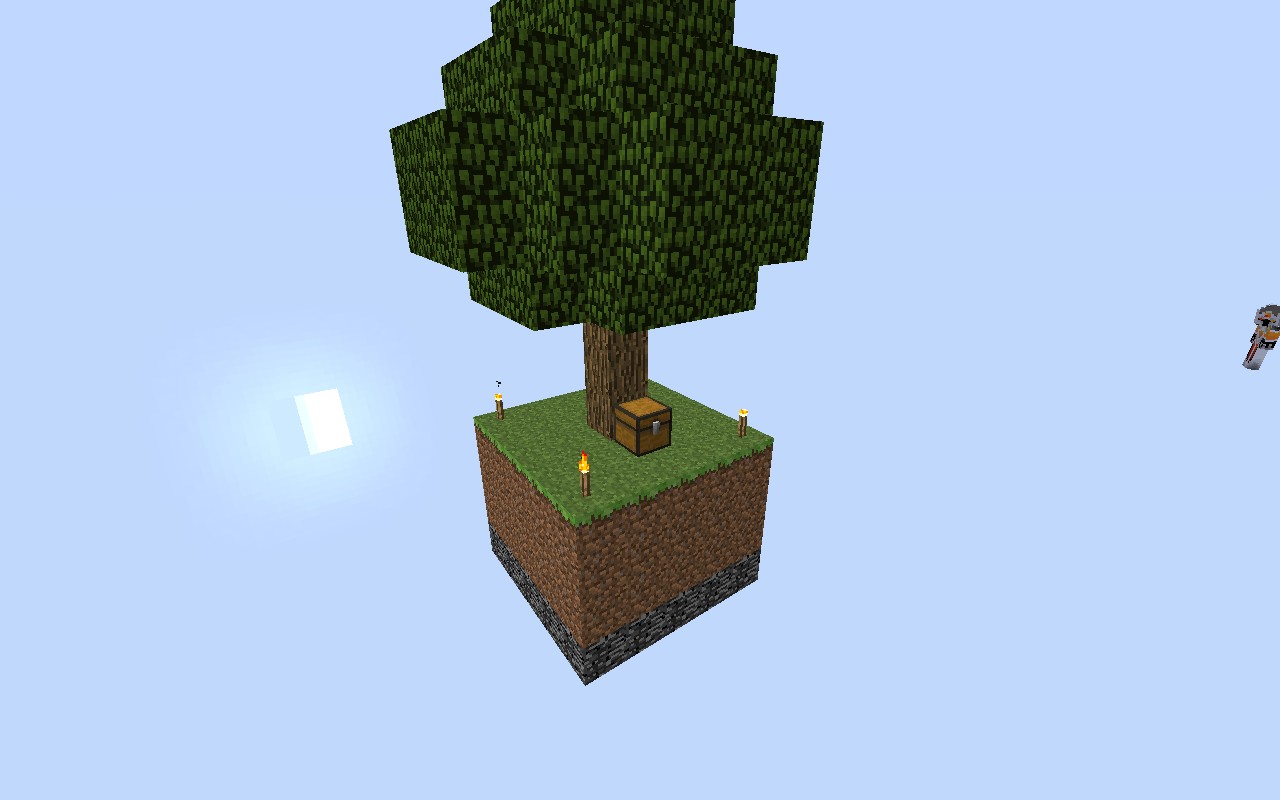 Skyblock 4 Pillars Minecraft Map