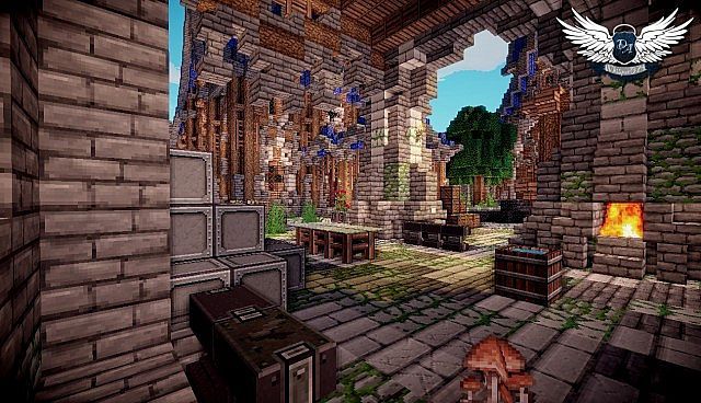 The Blue Castle of Aris [ Timelapse ] Minecraft Map