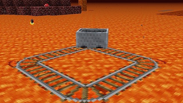 Floating Rails Minecraft Mod