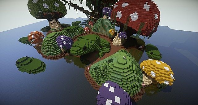 Toadstool Island Minecraft Map