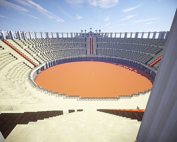 Ancient Rome Gladiators Arena Minecraft Map