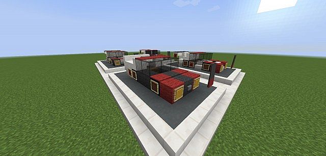 Redstone Motors Car Pack Minecraft Project