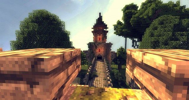 Medieval Watchtower Speed Build Minecraft Map