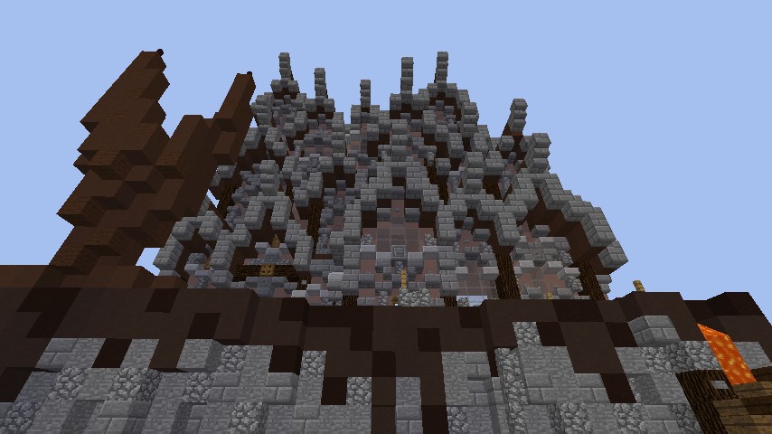 House on the cliff (Smallplot) Minecraft Map