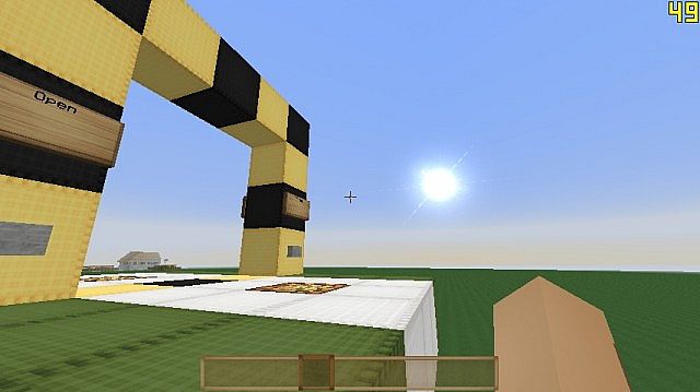 Easy to build : 3x3 Door ! Minecraft Map