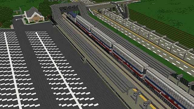 Passenger Train Minecraft Map