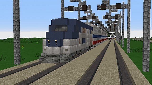 Passenger Train Minecraft Map