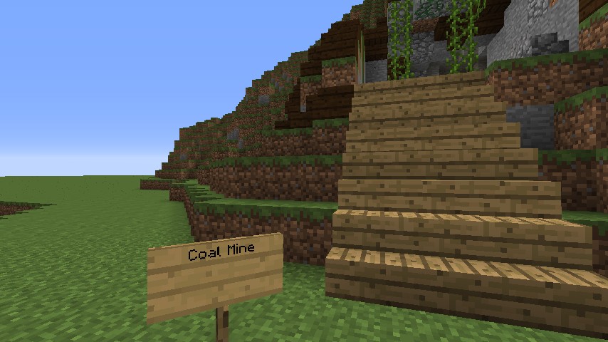 Coal Mine. Minecraft Map