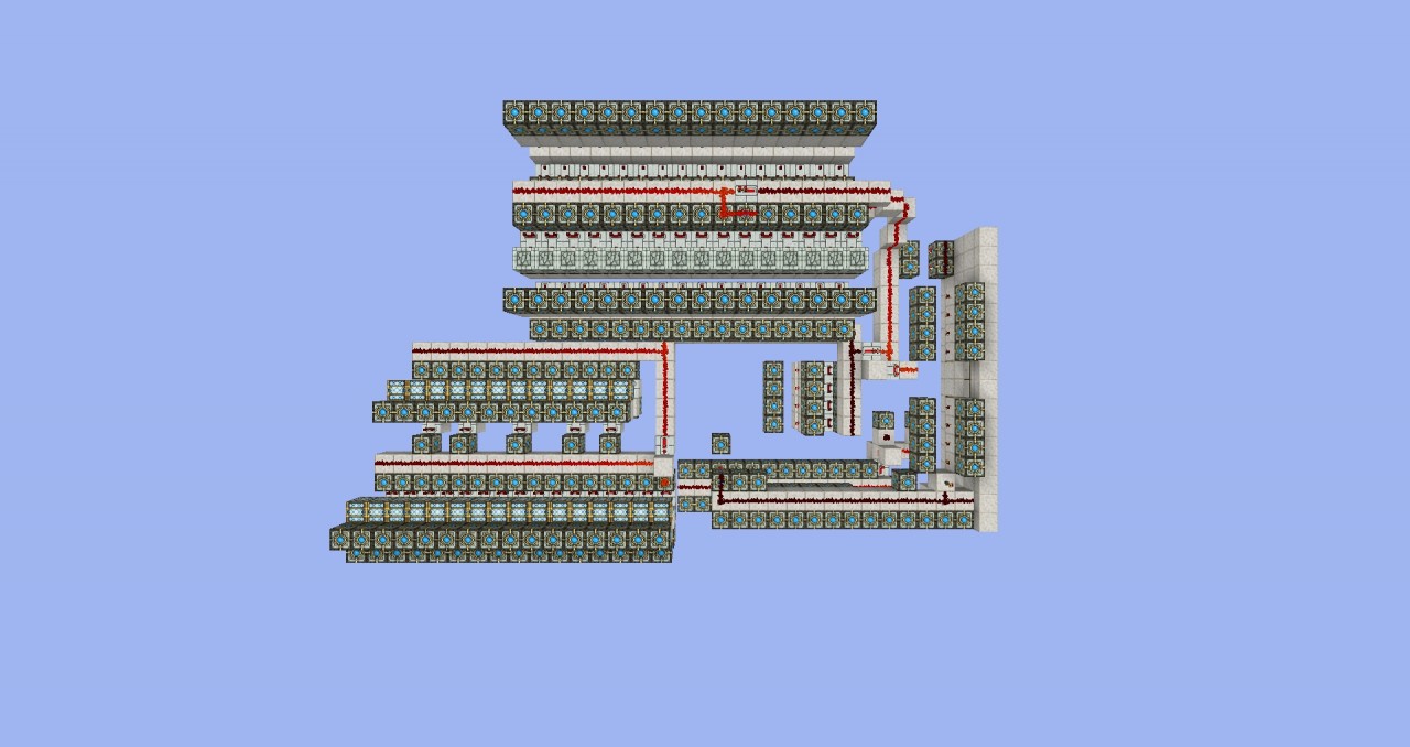 4 Bit Binary Multiplikator Minecraft Map