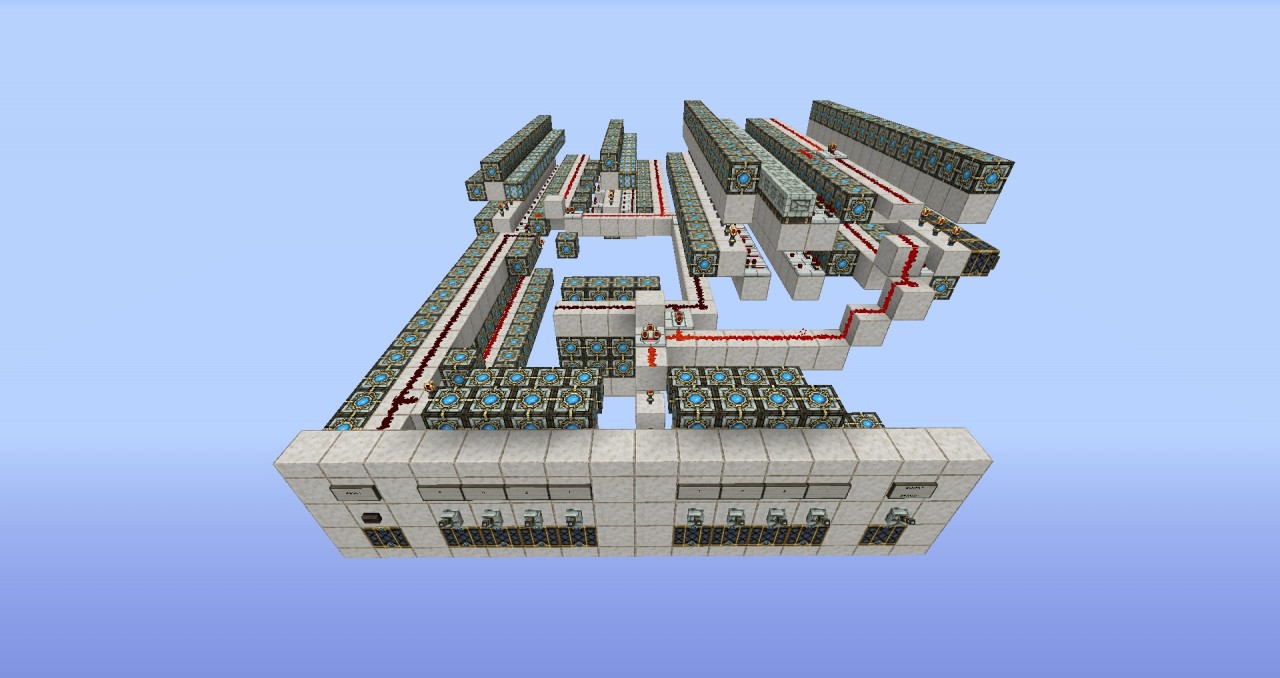 4 Bit Binary Multiplikator Minecraft Map