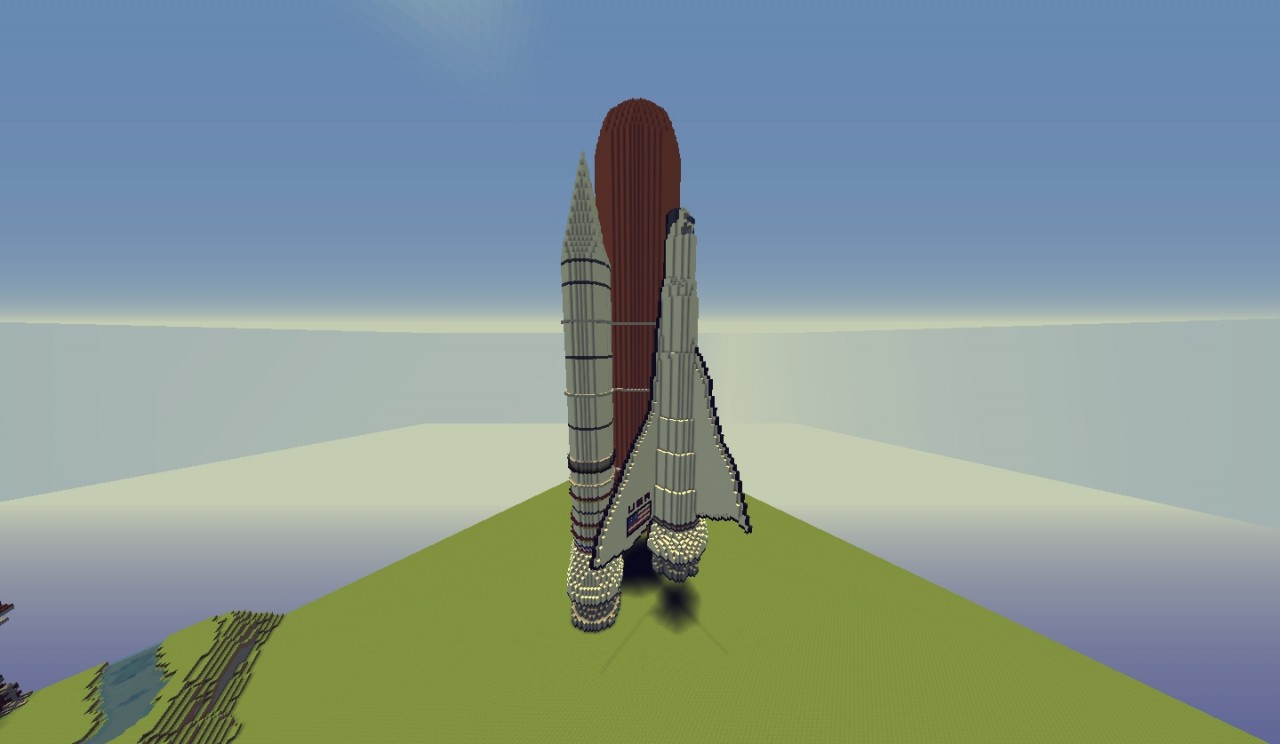 Atlantis Space Shuttle Minecraft Map