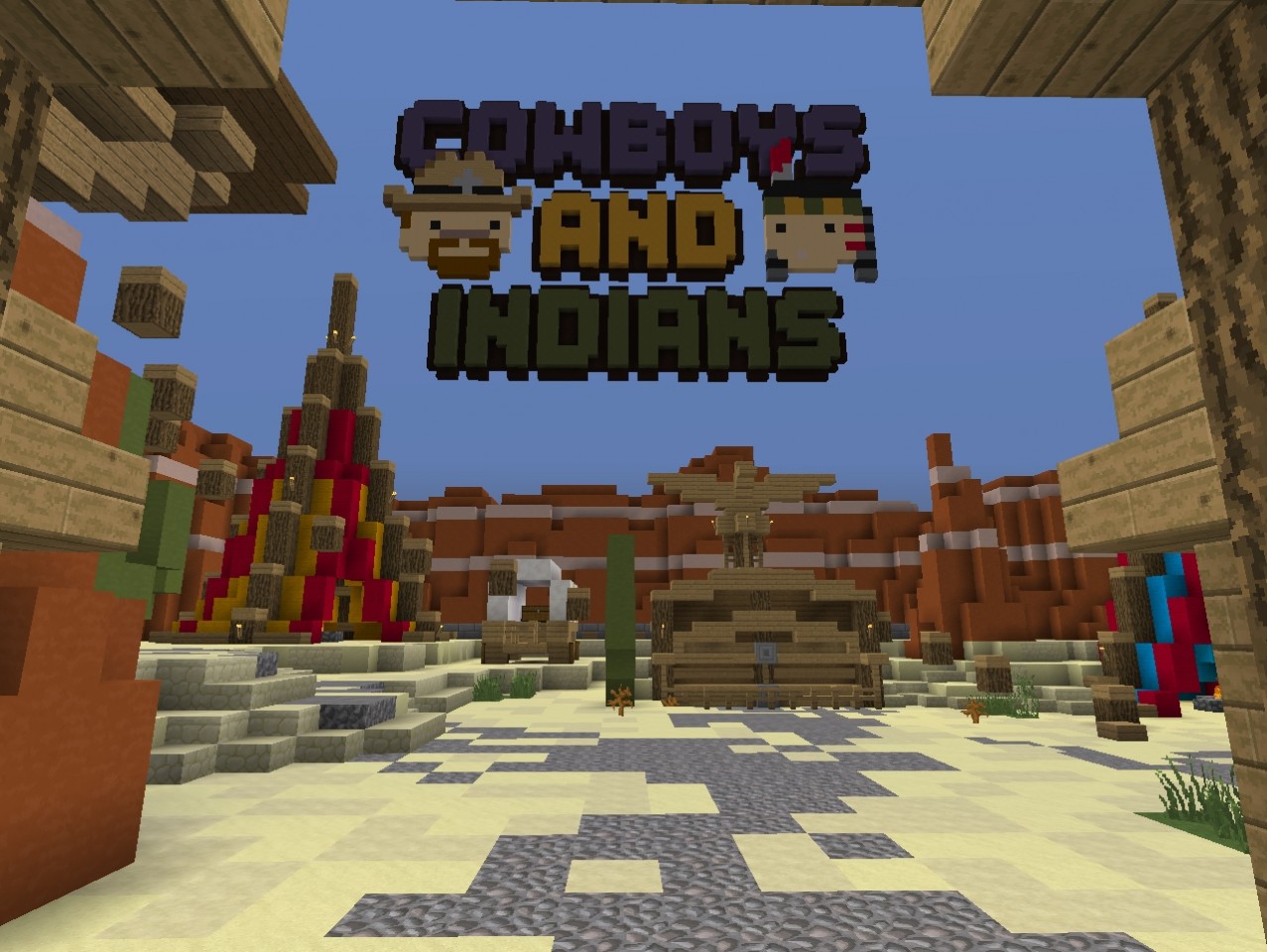 Cowboys and Indians Lobby Minecraft Map