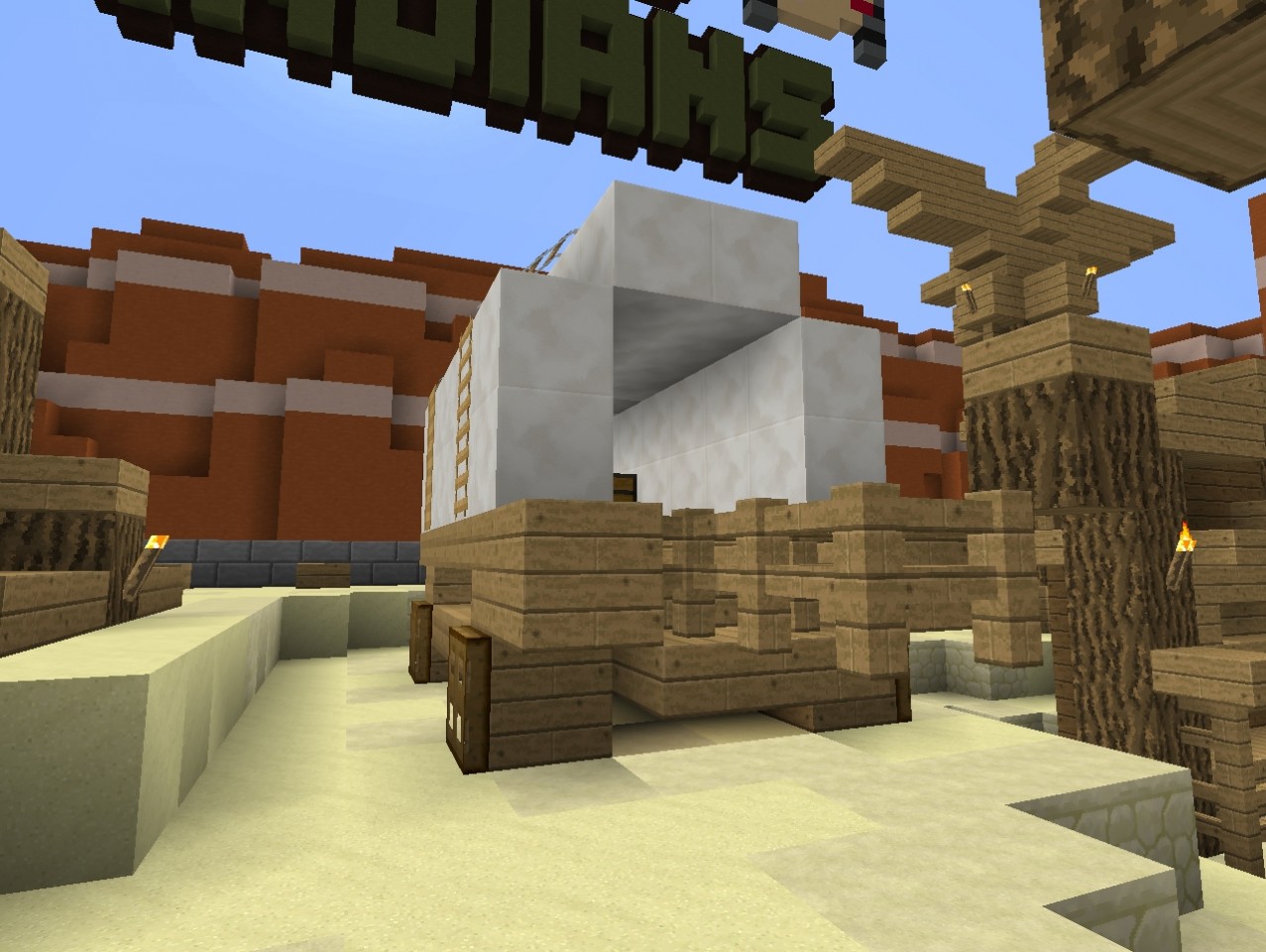 Cowboys and Indians Lobby Minecraft Map
