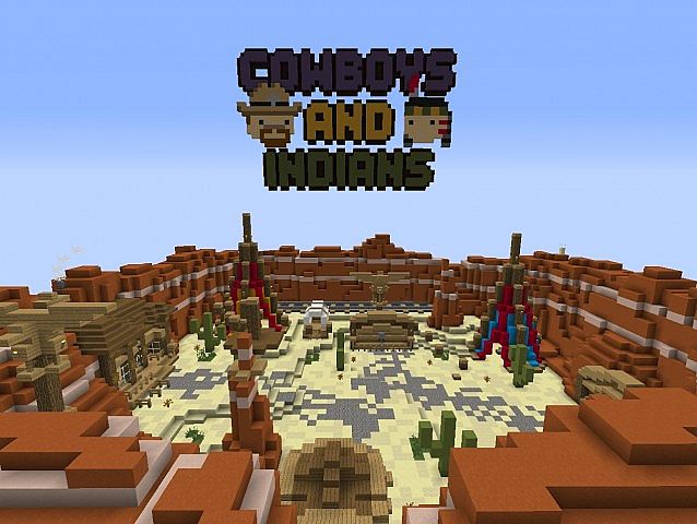 Cowboys and Indians Lobby Minecraft Map