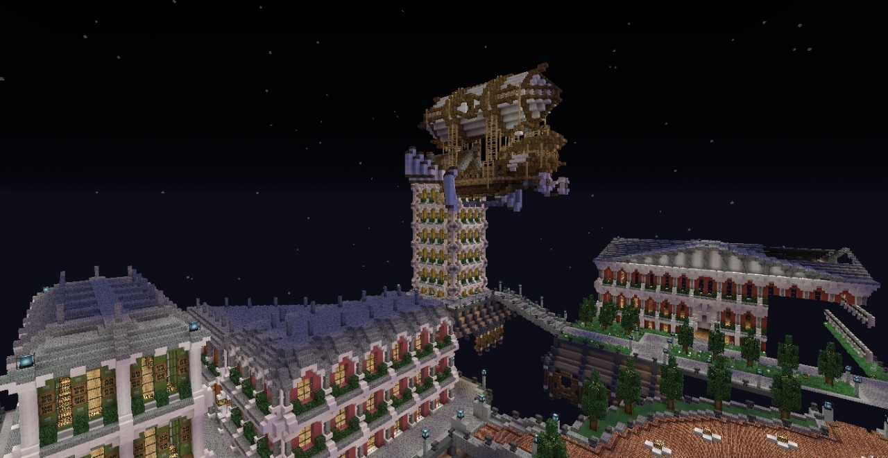 Survival Games [sky city] Minecraft Map