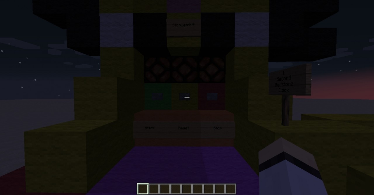 Stopwatch Minecraft Map