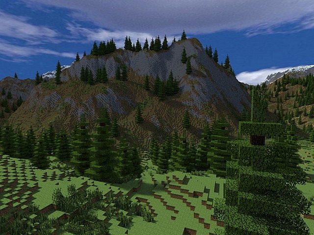 Alpine Landscape [1.7] Minecraft Map