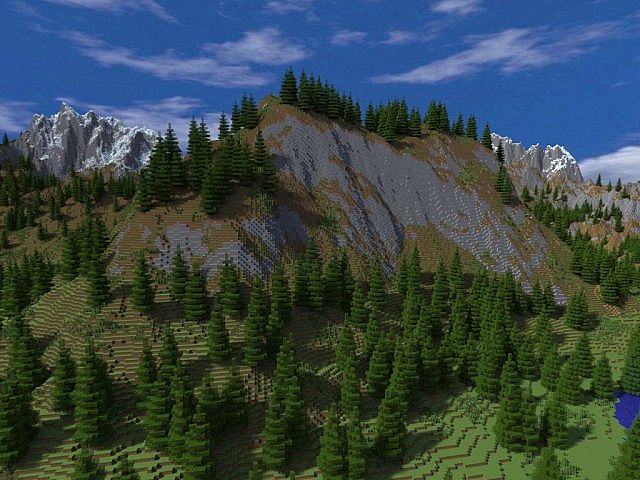 Alpine Landscape [1.7] Minecraft Map
