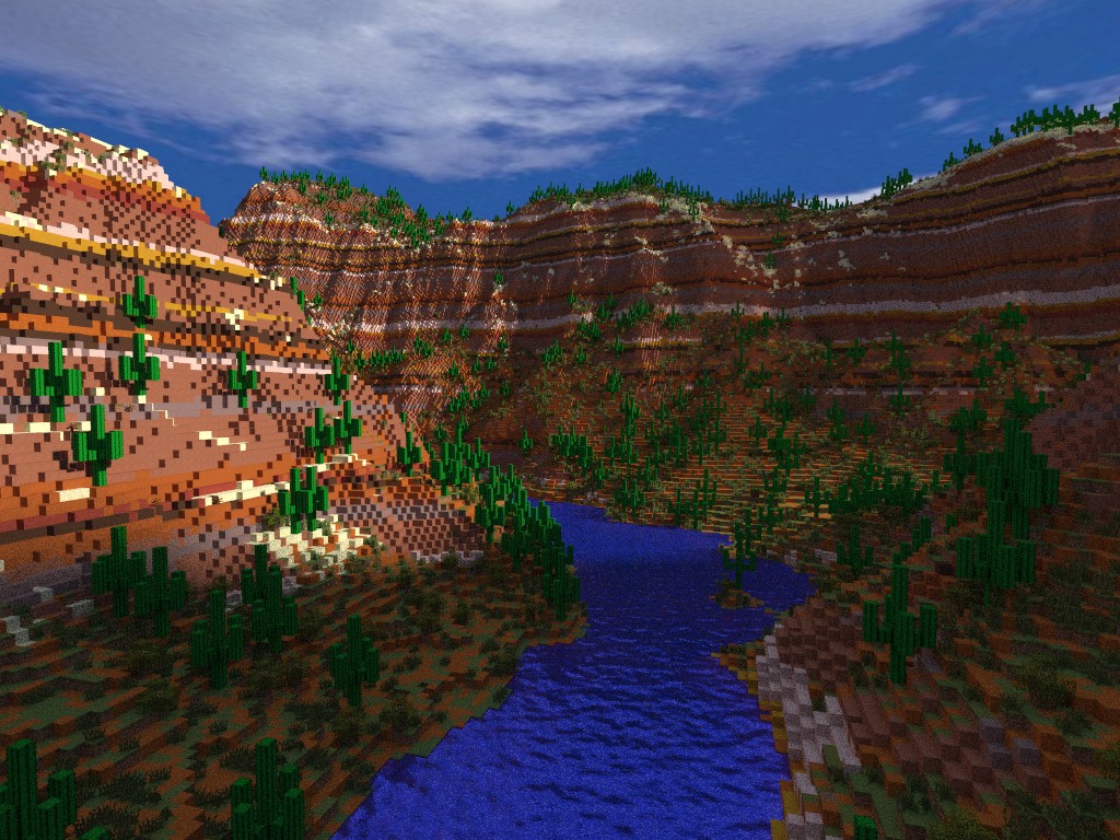 Canyon River [1.7] Minecraft Map