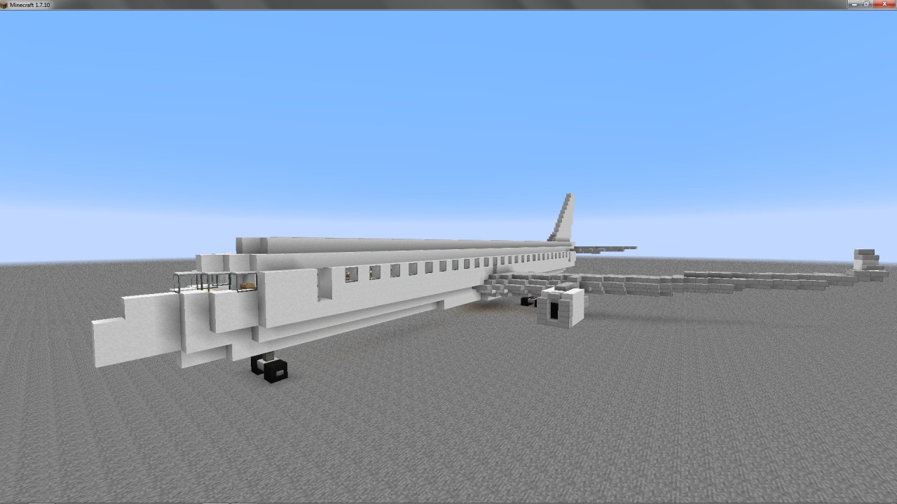 Embraer 190 Minecraft Map