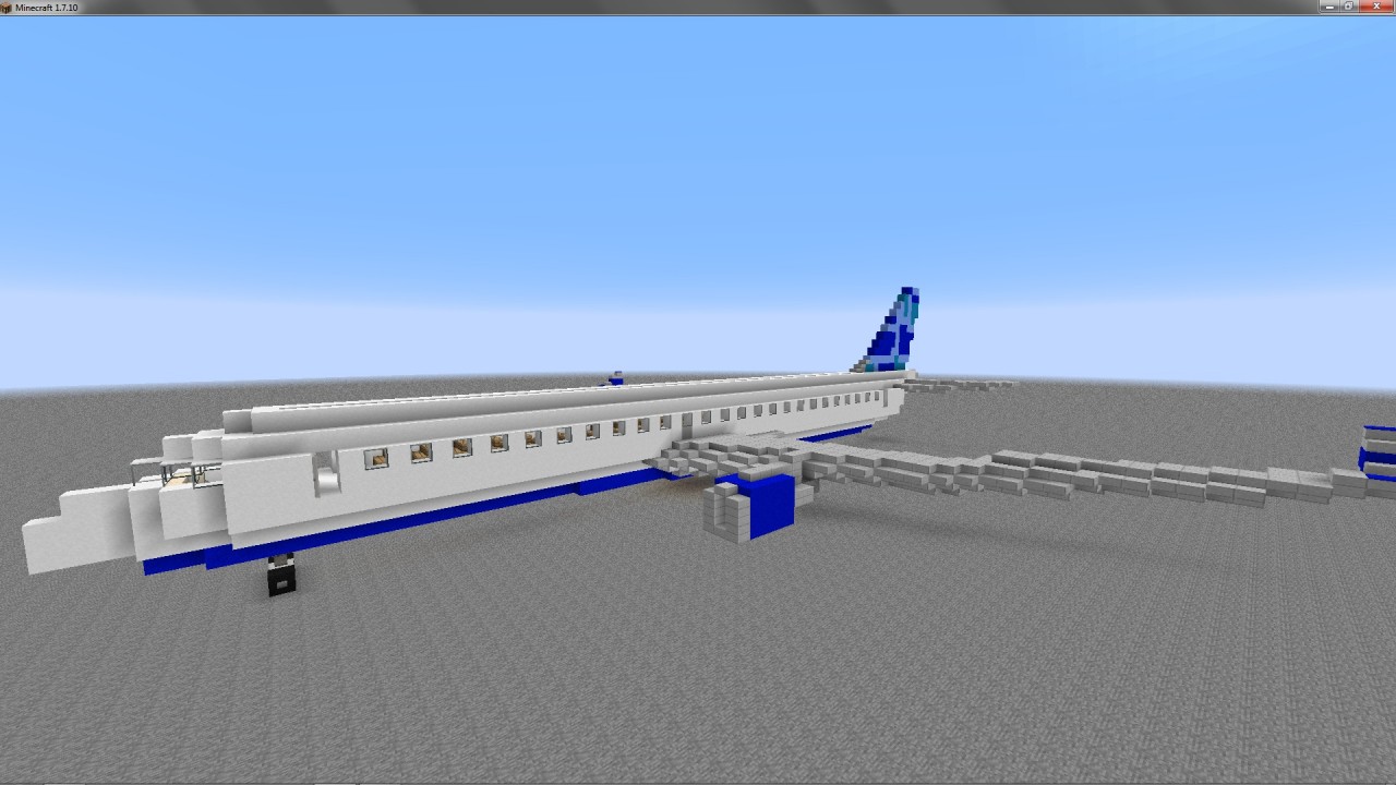 Embraer 190 Minecraft Map