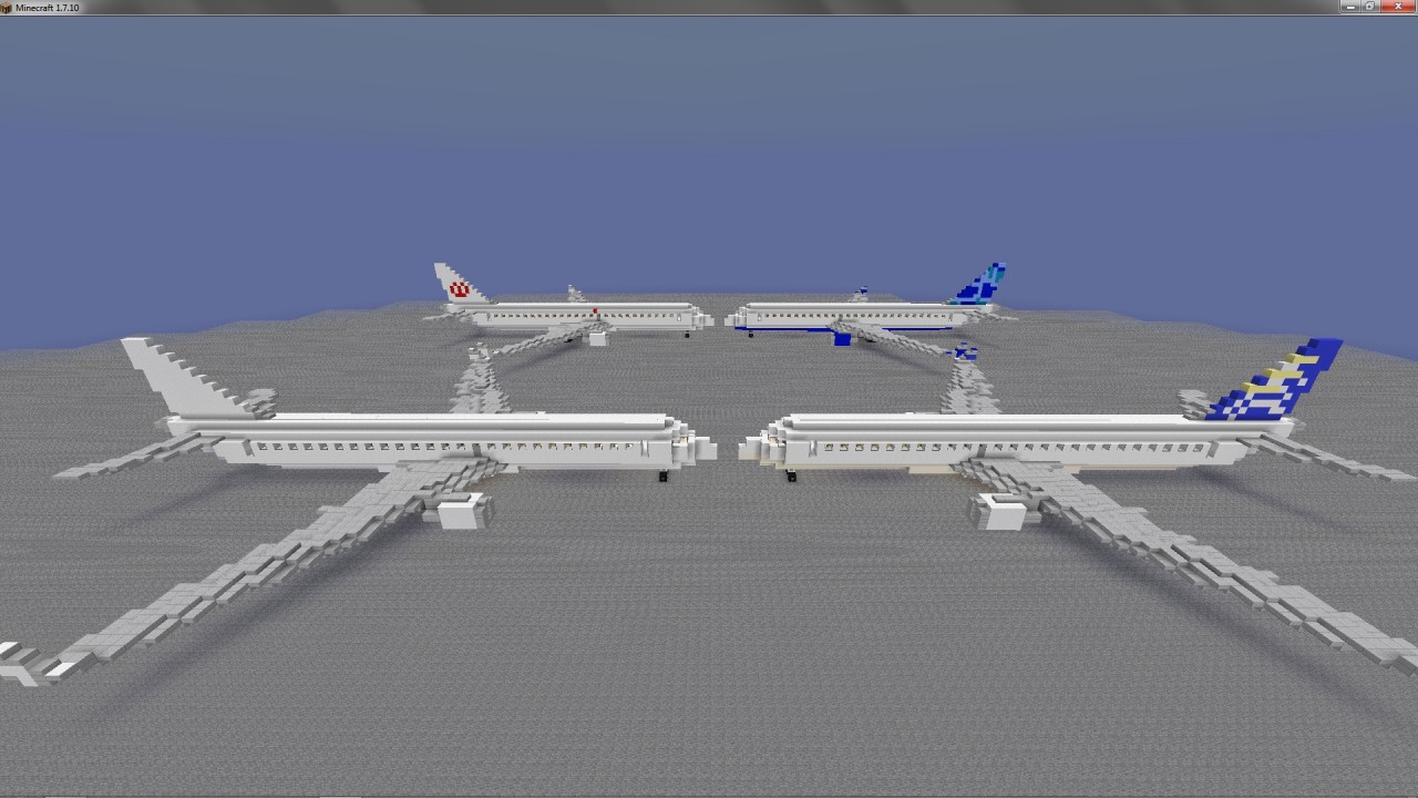 Embraer 190 Minecraft Map