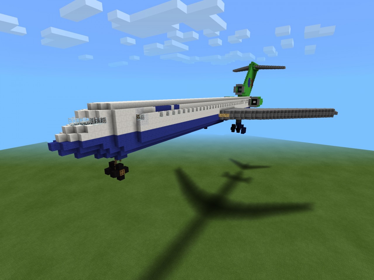 Blueberry Airlines Boeing-727-200 Minecraft Map
