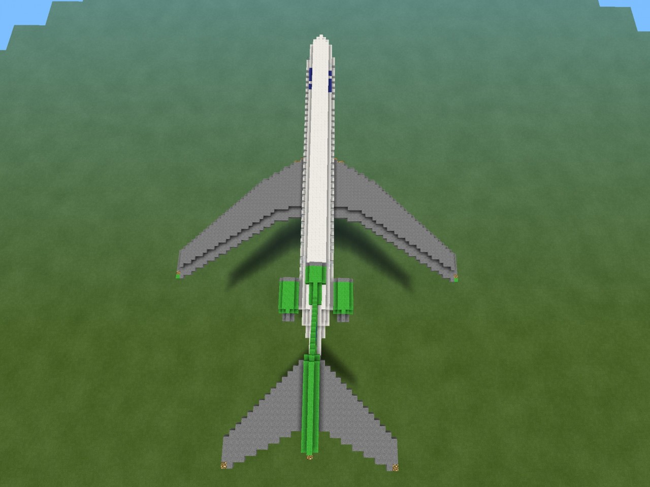 Blueberry Airlines Boeing-727-200 Minecraft Map
