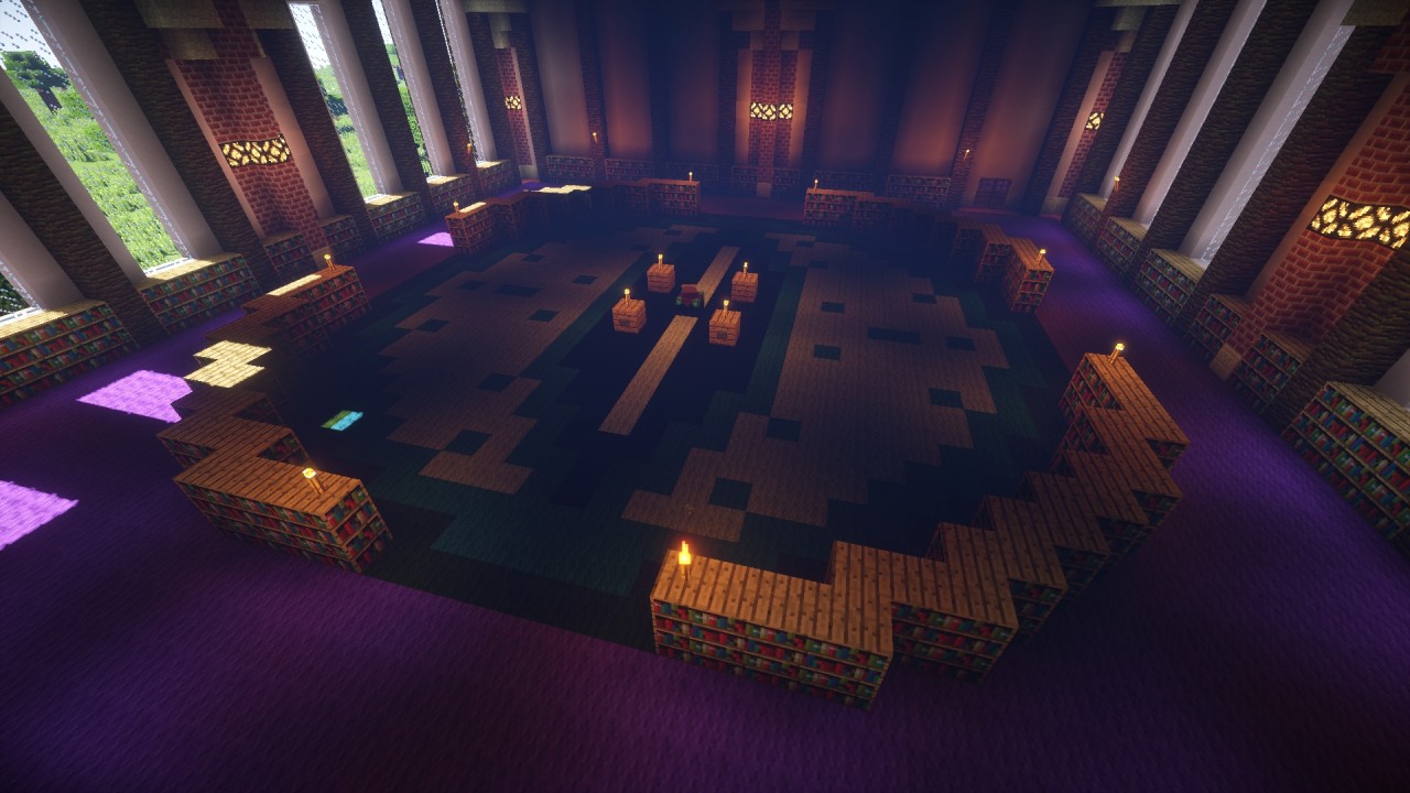 Endonian Library [1.7+] 3 Types of Schematics Minecraft Map