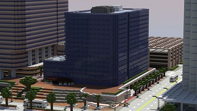 Downtown Miami (1:1 scale) Minecraft Map