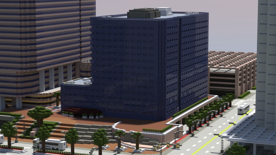 Downtown Miami (1:1 scale) Minecraft Map