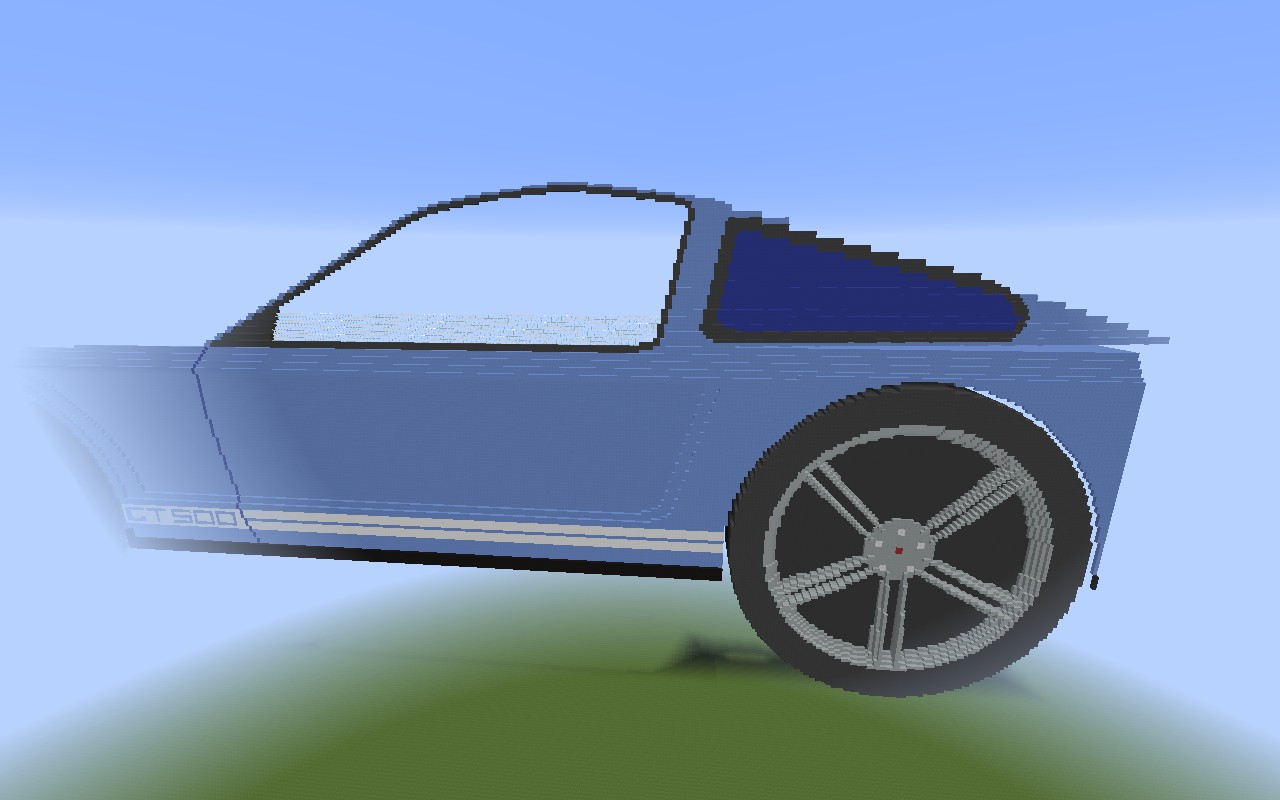 2010 Ford Mustang Shelby GT500 (Minecraft 1.8) Minecraft Map