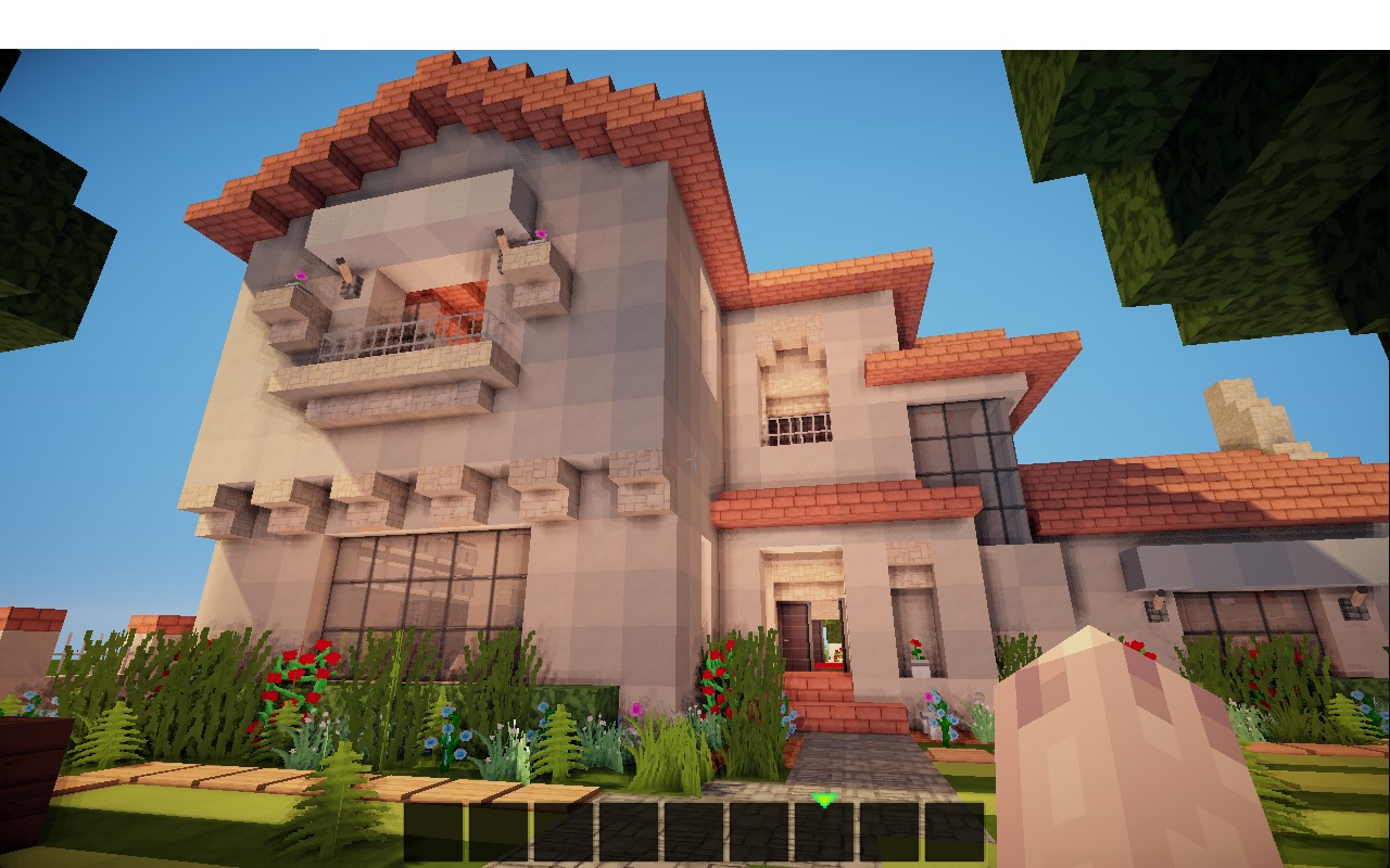 Spanish Suburban House Minecraft Map