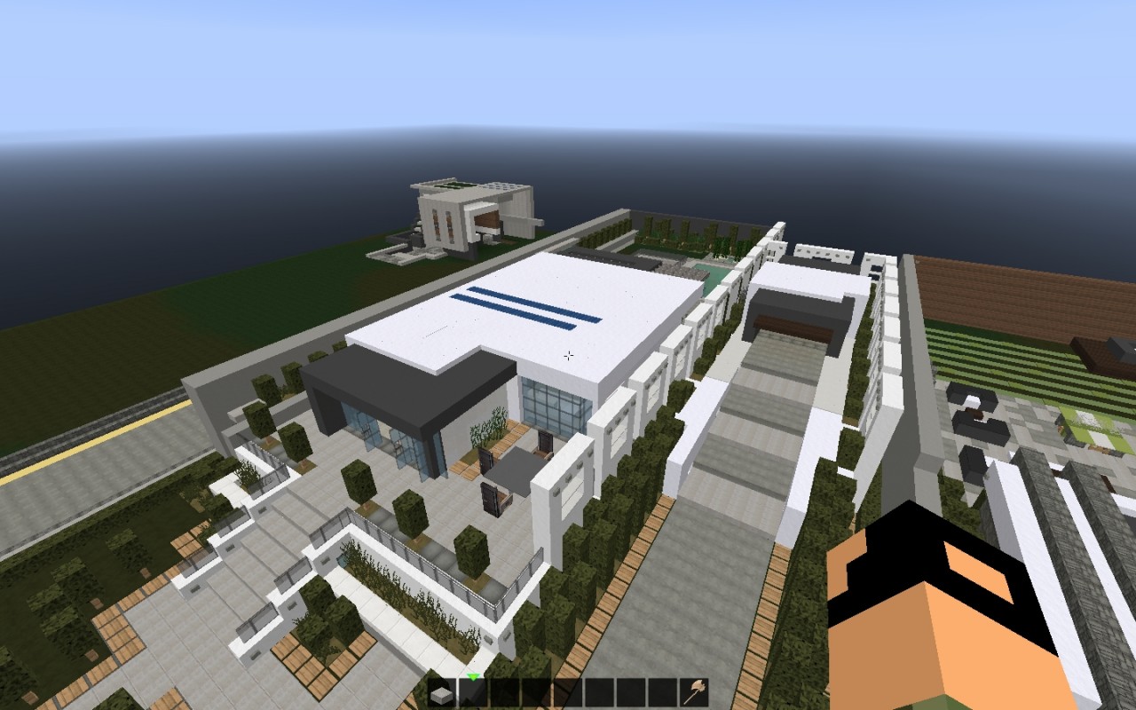 Woodview Modern upside down house! Minecraft Map