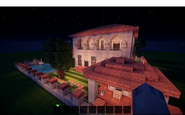 Spanish Suburban House Minecraft Map