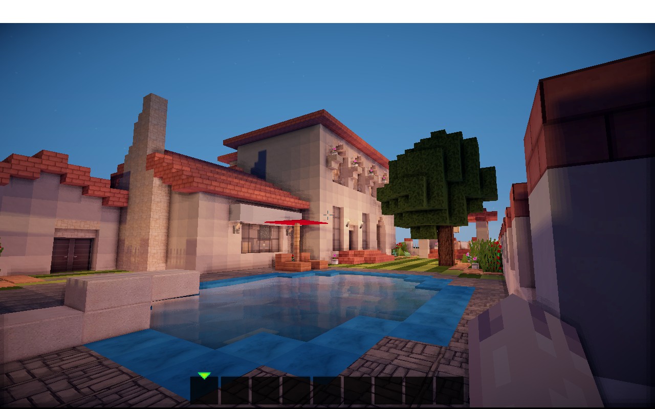 Spanish Suburban House Minecraft Map