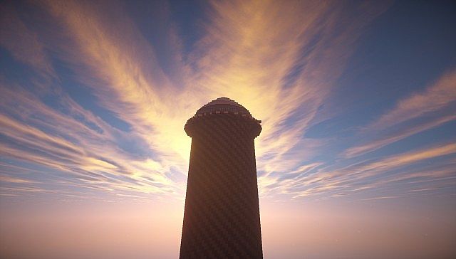 Candy Cane Lighthouse of Doom Minecraft Map