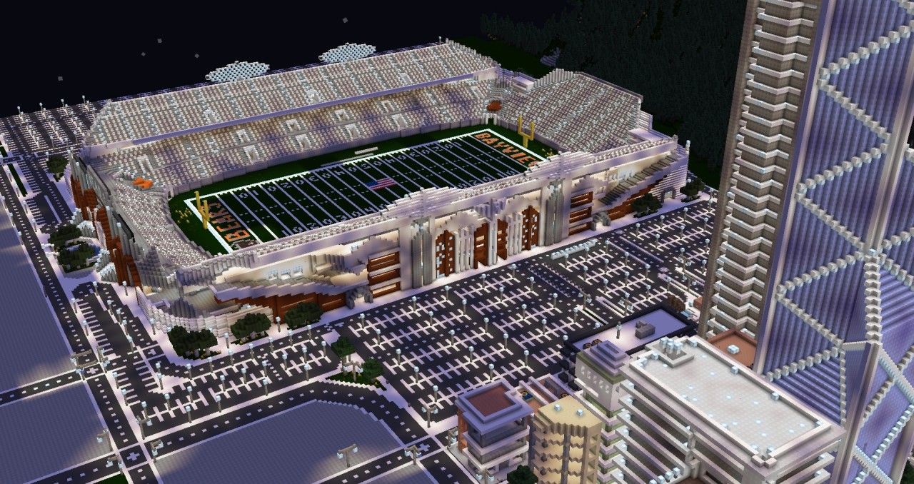 Bayview Heights NFL Stadium Minecraft Map