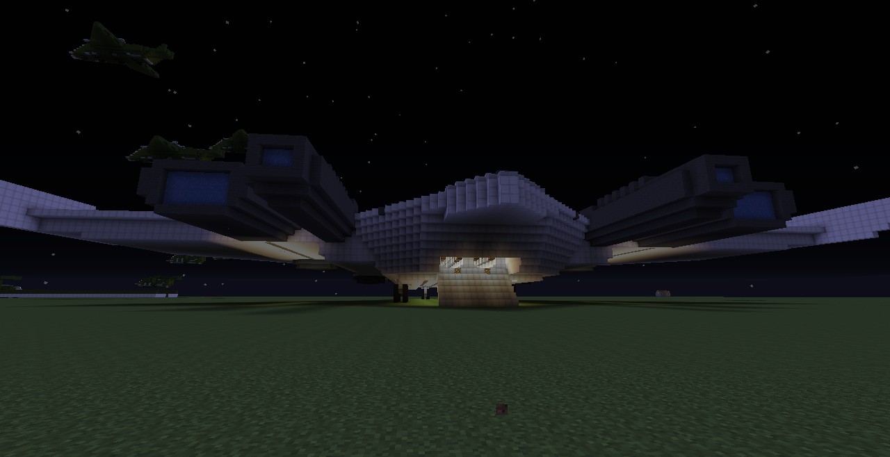 Spectre Spaceship Minecraft Map